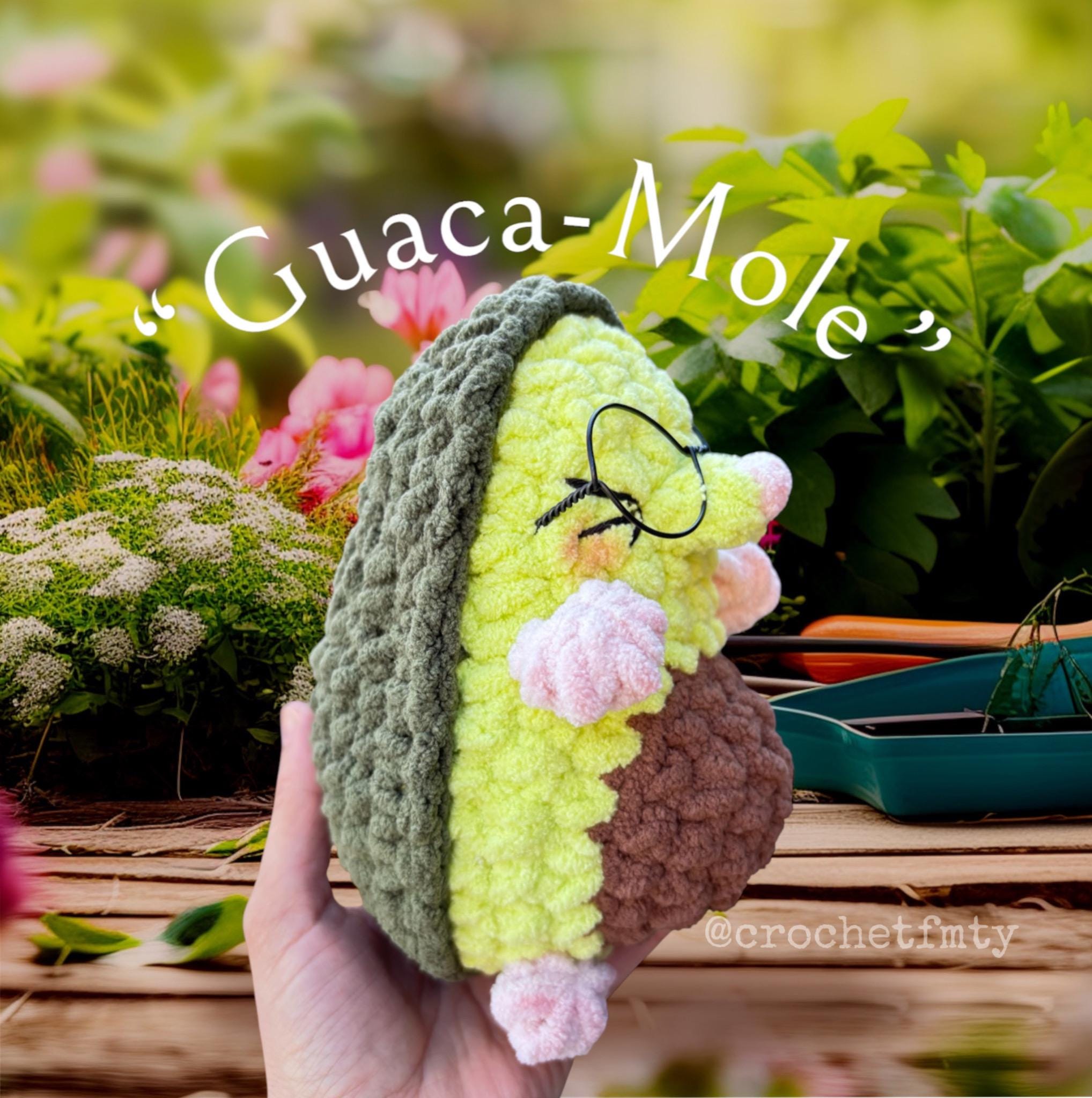 Avogadro the Guaca-mole, Low Sew. Punny Crochet / Amigurumi PATTERN ...