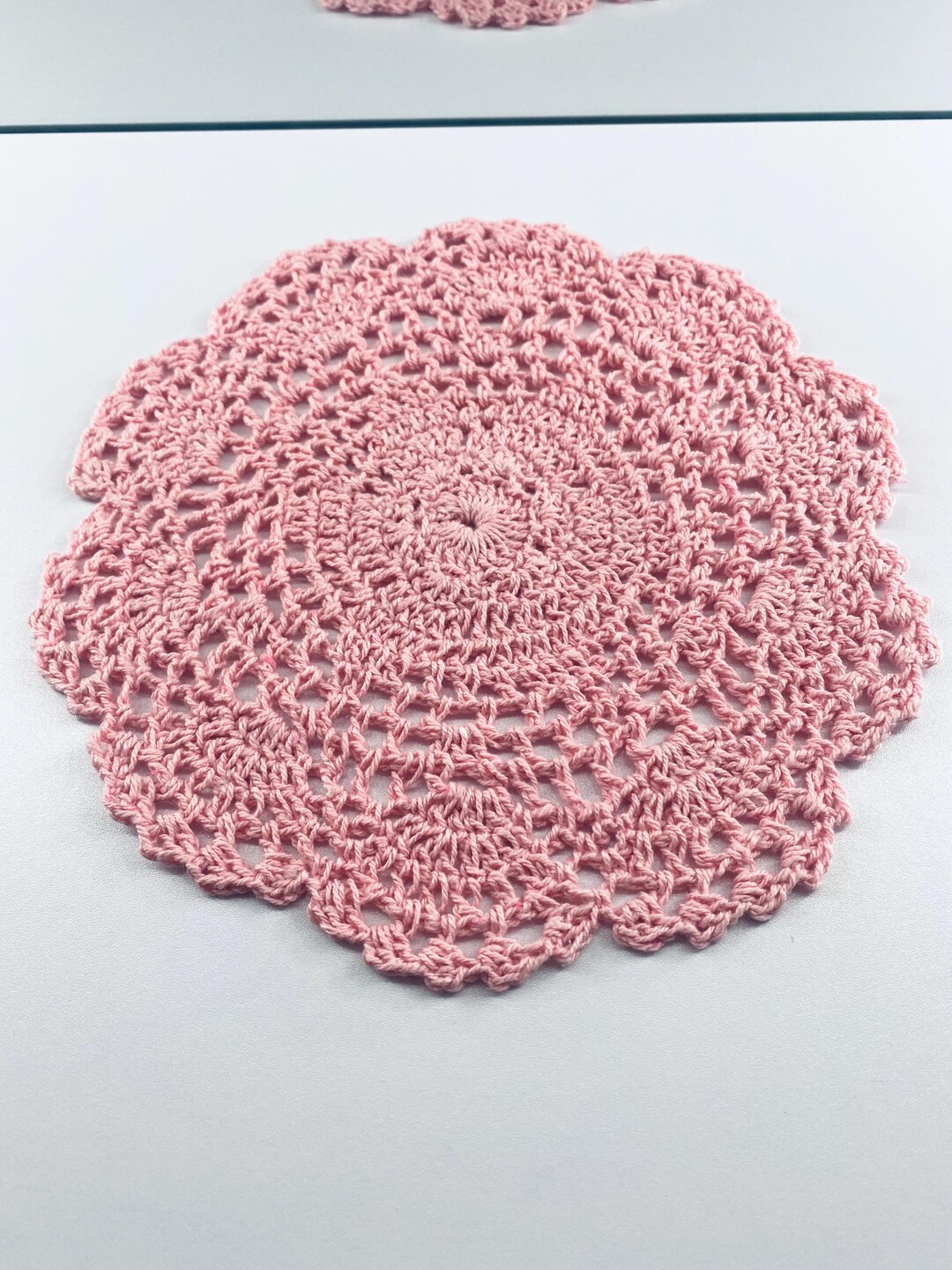 Pink Doily Set - 8 Count - Etsy