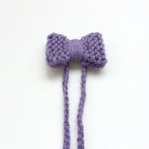 Knit Mini Bow Headband / Bow Tie Pattern PDF DOWNLOAD, Bow Headband ...