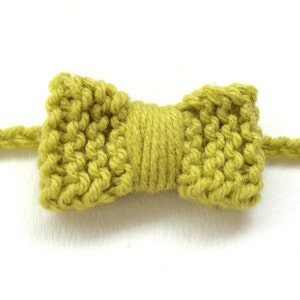 Knit Mini Bow Headband / Bow Tie Pattern PDF DOWNLOAD, Bow Headband ...