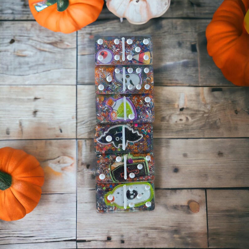 Domino Set Custom Halloween, Christmas, Birthday,easter, 4th July or ...