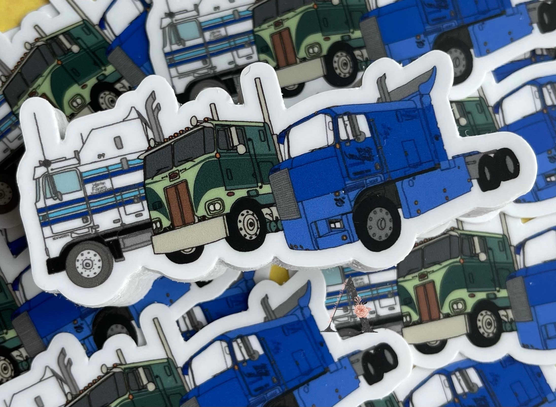 18 Wheeler Stickers - Etsy