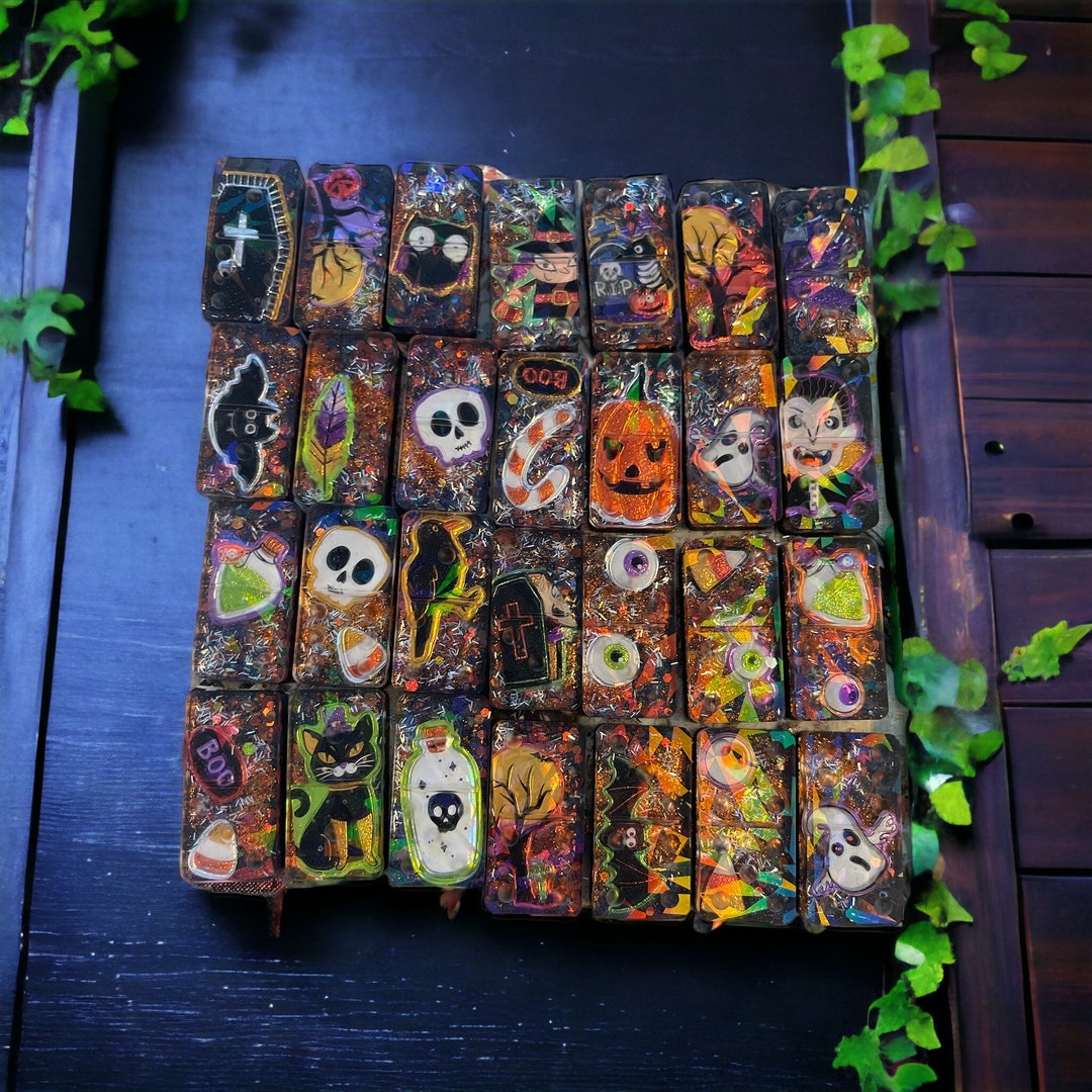 Domino Set Custom Halloween, Christmas, Birthday,easter, 4th July or ...