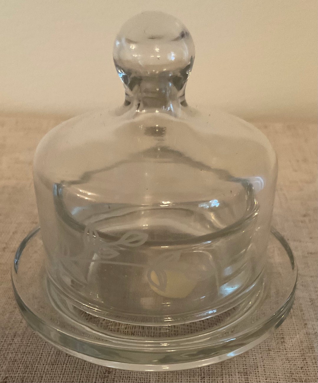 Princess House Heritage Butter Pat Dish, Condiment Dish, Trinket Dish ...