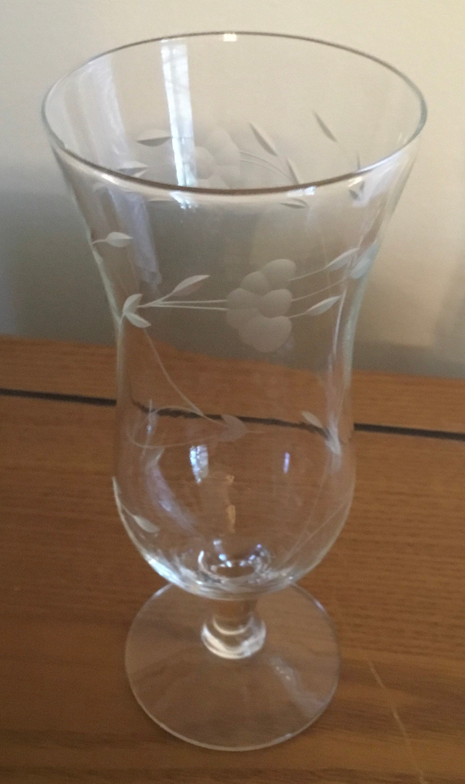 Princess House Heritage Juice Parfait Glasses Flutes Set Of 4 Etsy