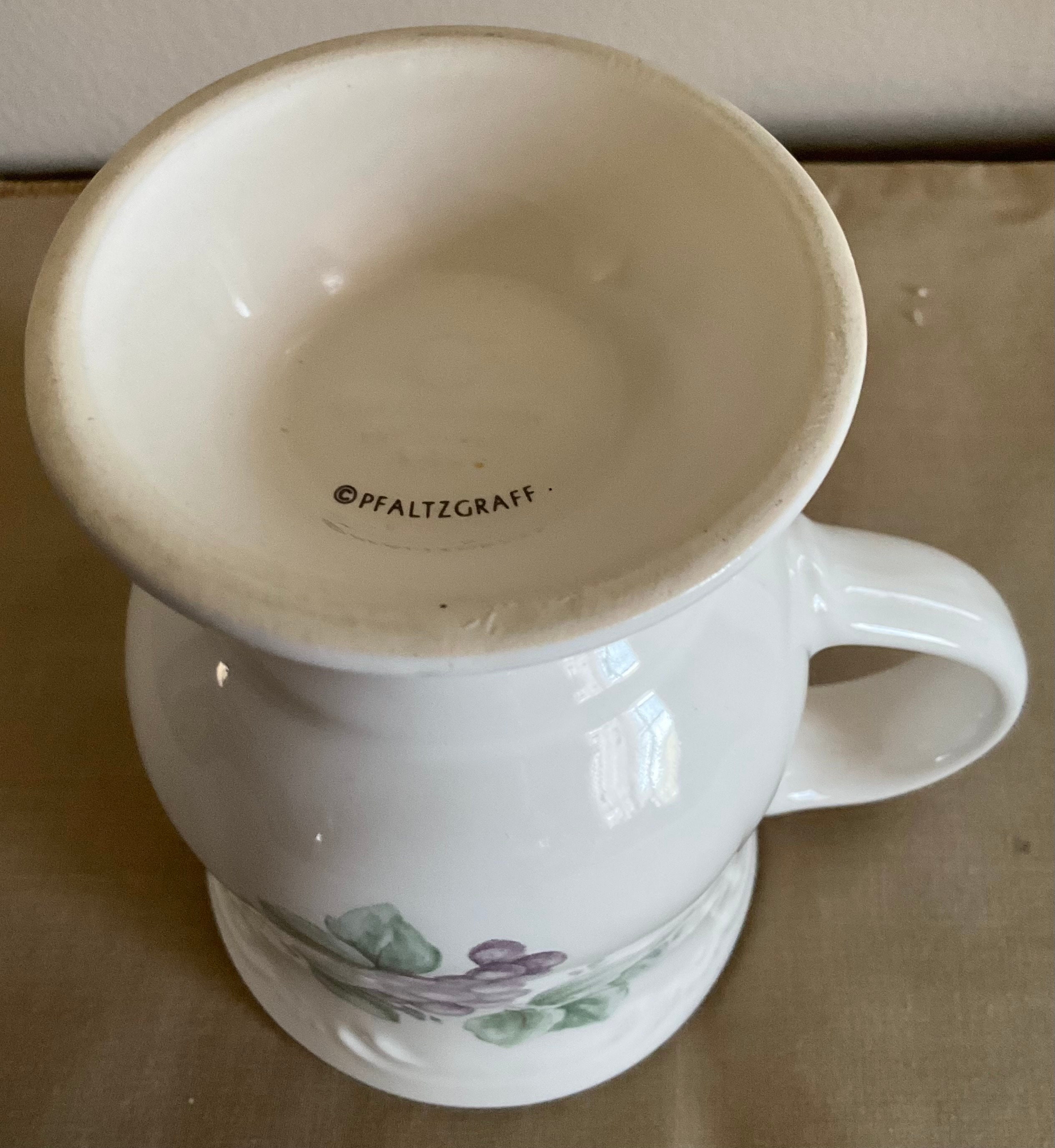 Pfaltzgraff Grapevine Footed Mug, Pedestal Coffee Mug - Etsy
