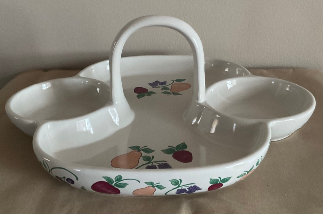 Princess House Orchard Medley Divided Serving Tray - Etsy