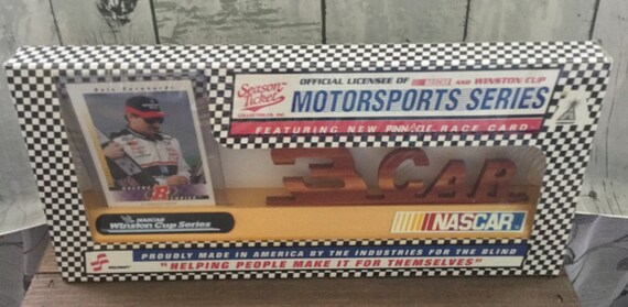 Dale Earnhardt SR Pinnacle Card and Wooden Plaque Stand Sealed - Etsy