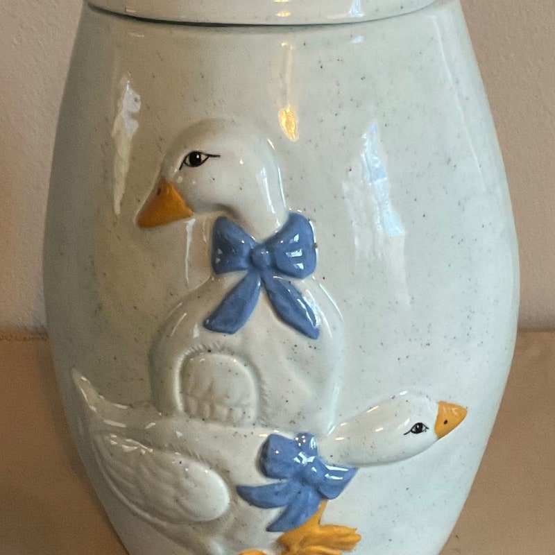Goose Cookie Jar - Etsy