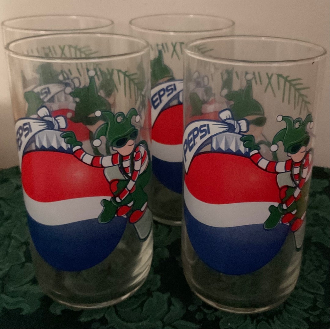 Pepsi Elf Glass Tumbler, Pepsi Collectors - Etsy