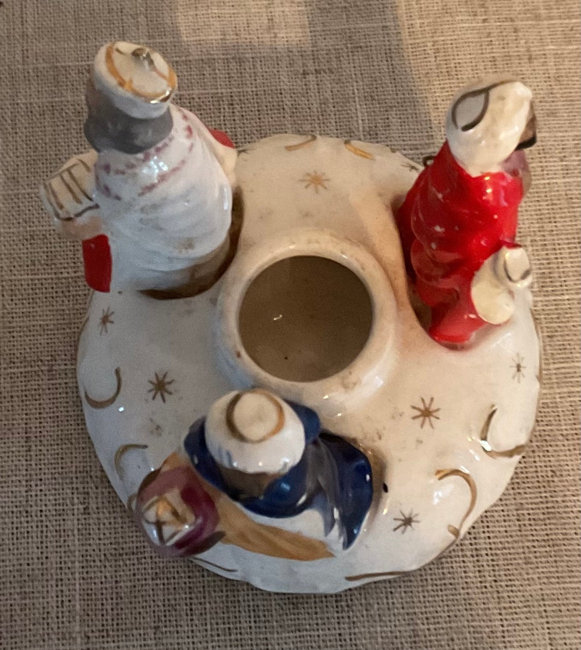 Commodore Three Wise Men Candle Holder, Christmas Taper Holder - Etsy