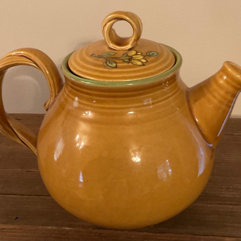 Yellow Teapot - Etsy