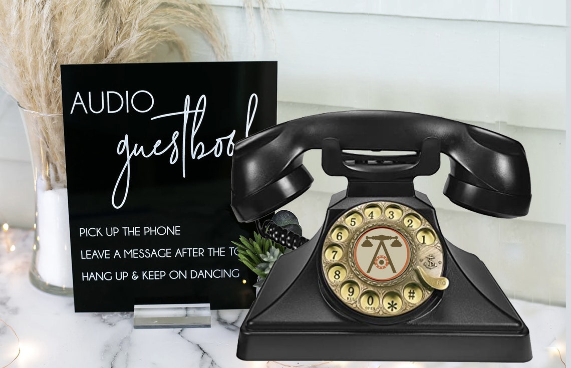 Telephone Audio Guestbook by Recall - Etsy