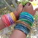 Old Flip Flop Bangles, Reclaimed Rubber Bangles Handmade in Mali, Set ...