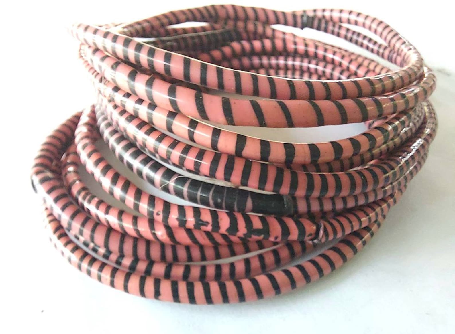 Old Flip Flop Bangles Reclaimed Rubber Bangles Handmade in - Etsy