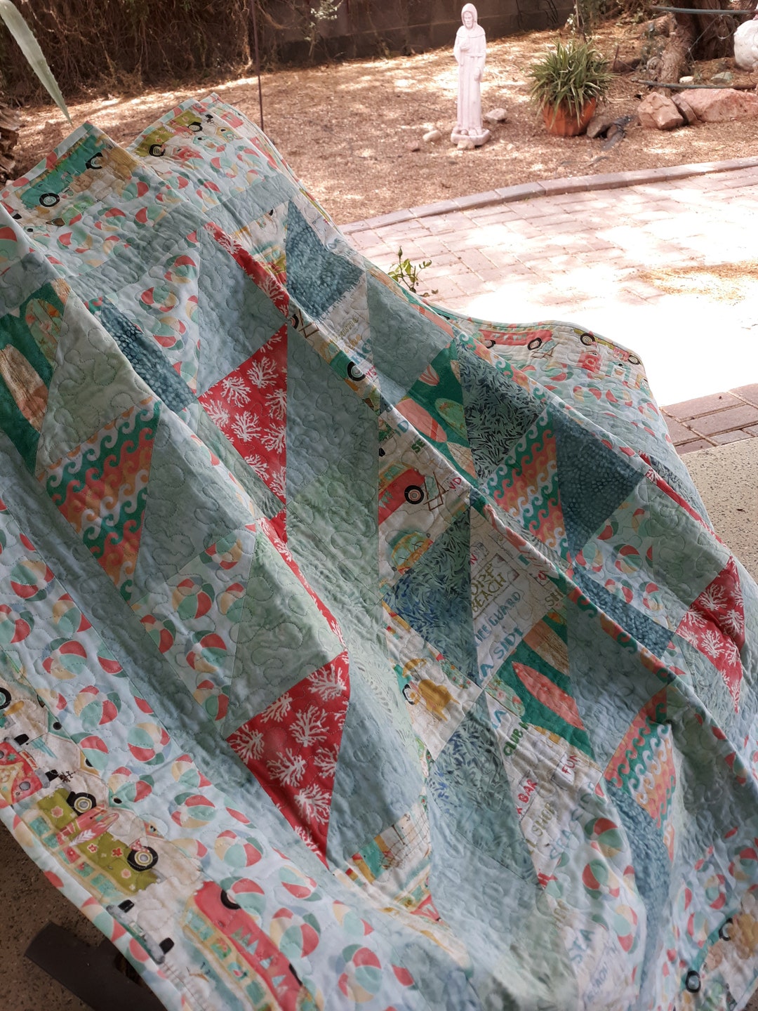 Sale: "summer at the Beach" Mini Quilt. Create a Calm and Relaxing ...