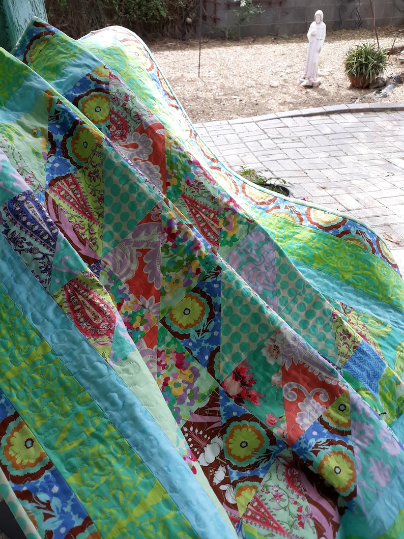 New: Amy Butler soul Blossom Quilt. This Amy Butler Designer Fabric ...