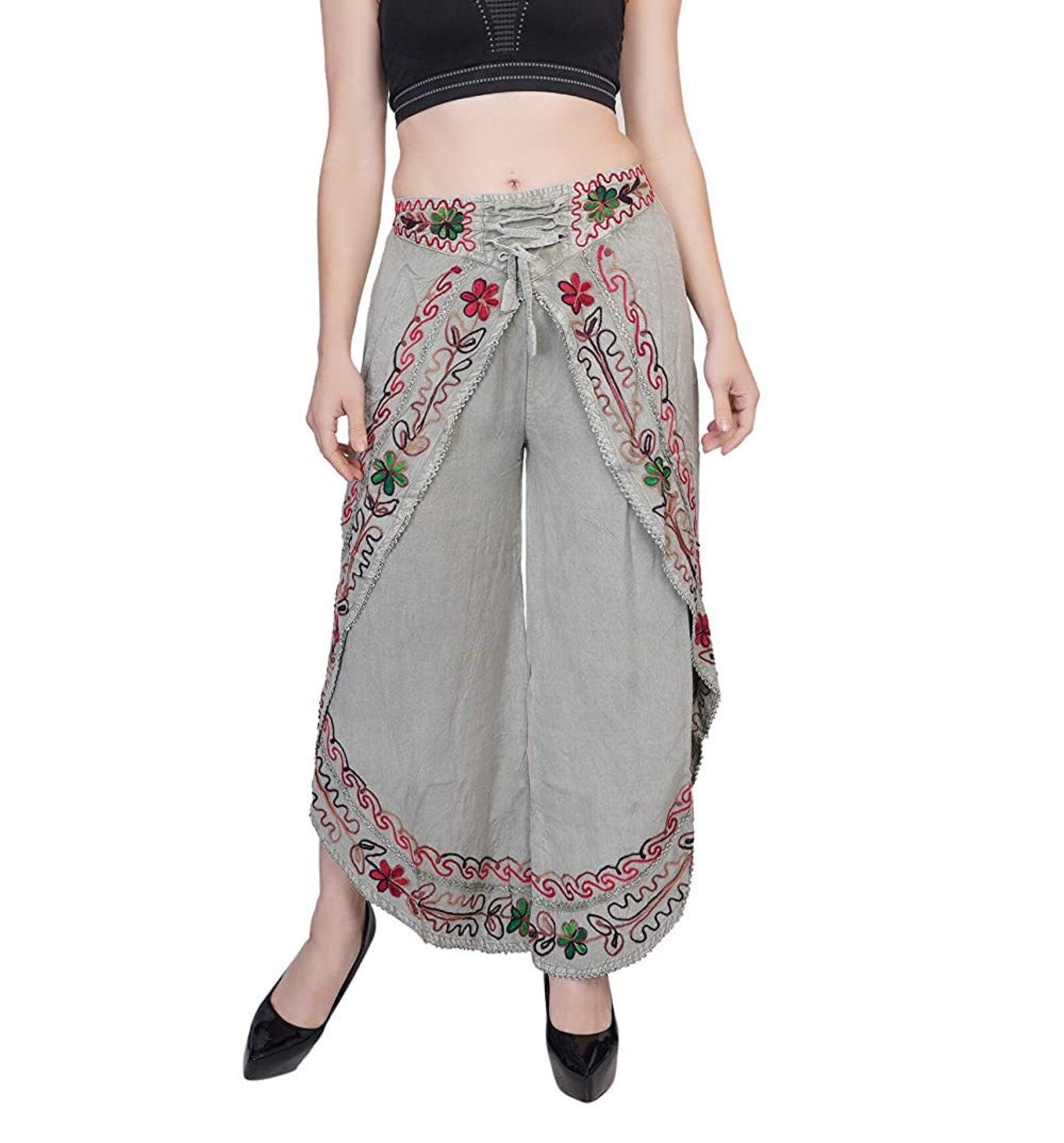 Women's Rayon Pants Plazzo Pants Trousers Harem Dhoti - Etsy