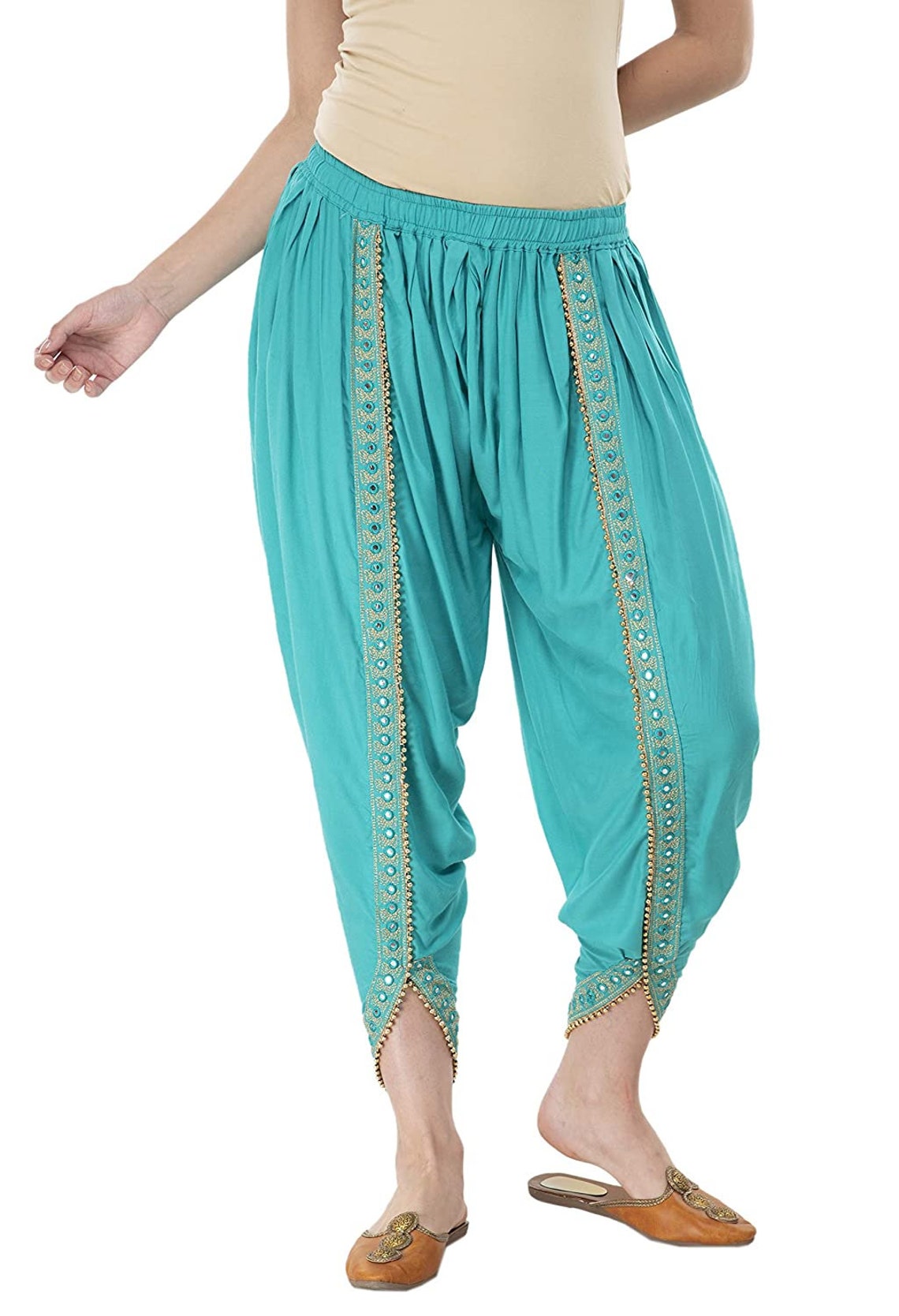 Women's Rayon Pants Plazzo Pants Trousers Harem Dhoti - Etsy