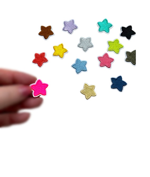 Tiny Stars Iron On Star Patch Stars Teensy Stars Iron on - Etsy