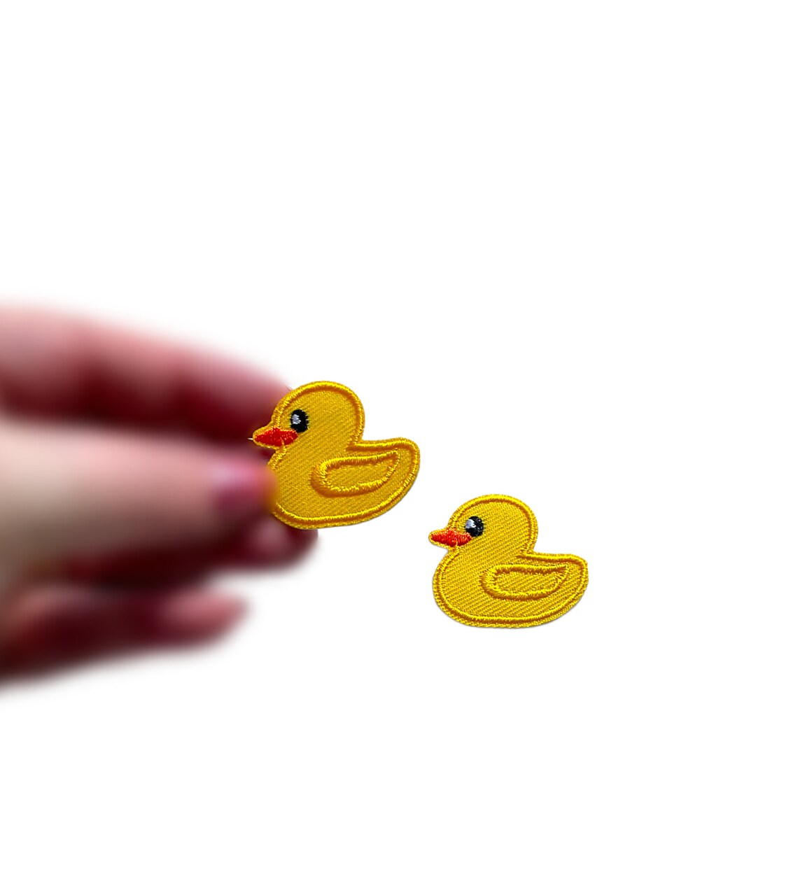 Little Ducky Baby Duck Iron On Rubber Ducky Patch Applique - Etsy