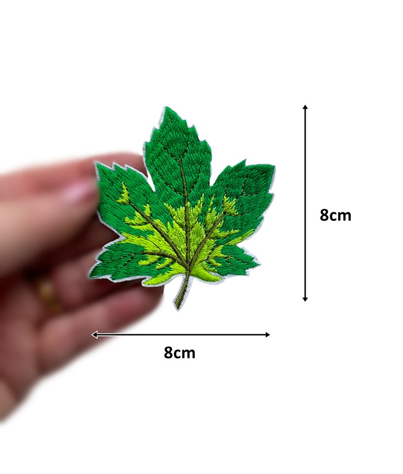 Leaf Green Leaf Patch Sewing Patch Embroidery Patch Iron - Etsy