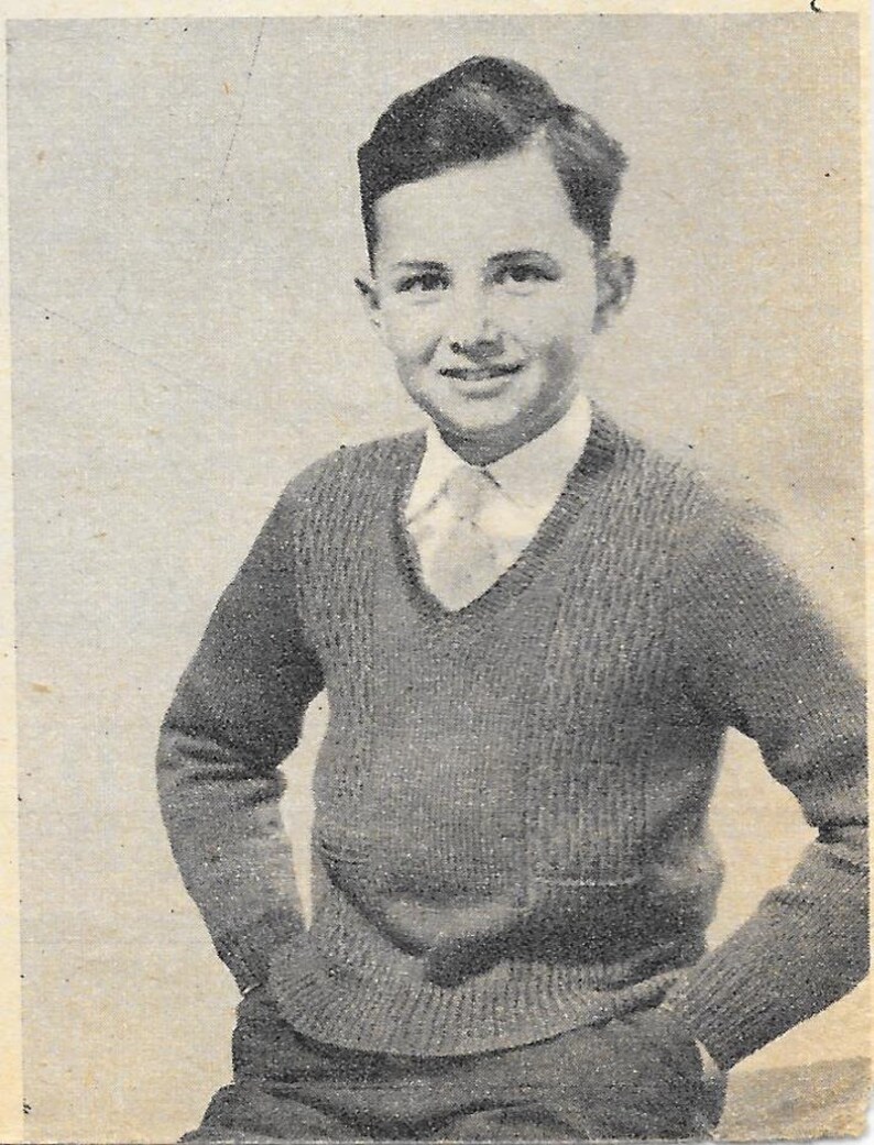 Party Dress Bolero Vintage Knitting Pattern 1959 Boys - Etsy