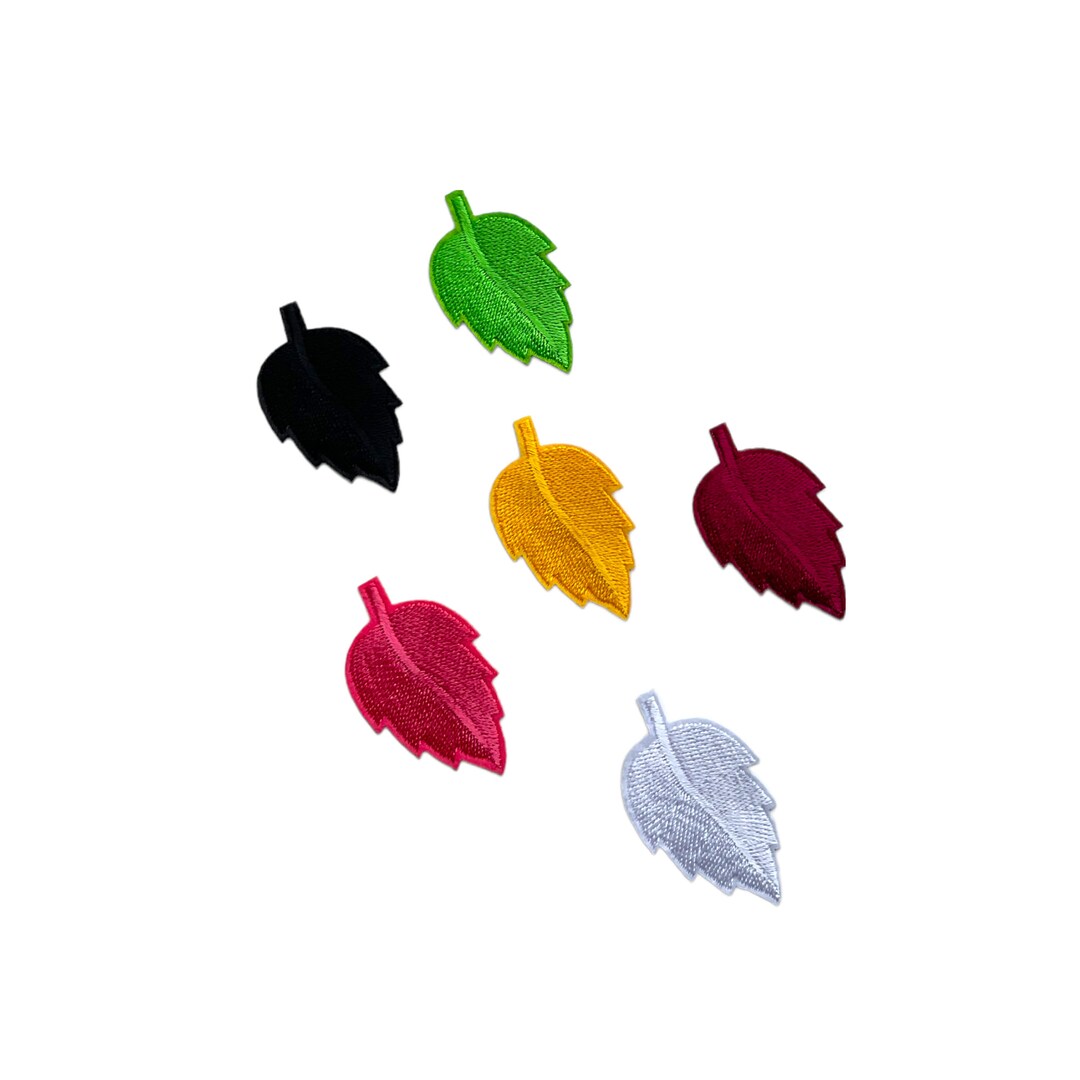 Autumn Leaves Patch, Leaf Patches, Leaves, Embroidery Leaves, Leaf ...