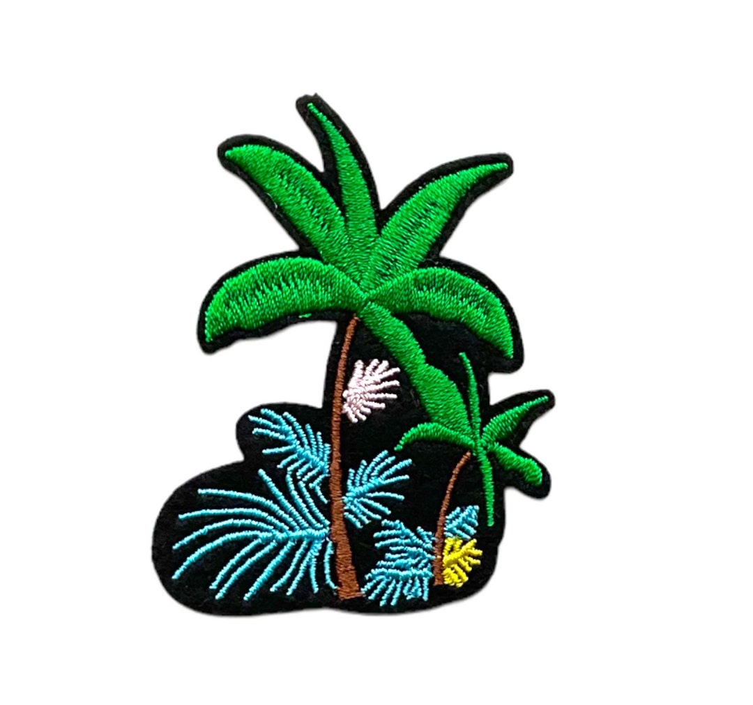 Oasis, Palm Tree, Oasis Patch, Palm Tree Patch, Iron On, Embroidery Patch, Tree Patch, Desert ...