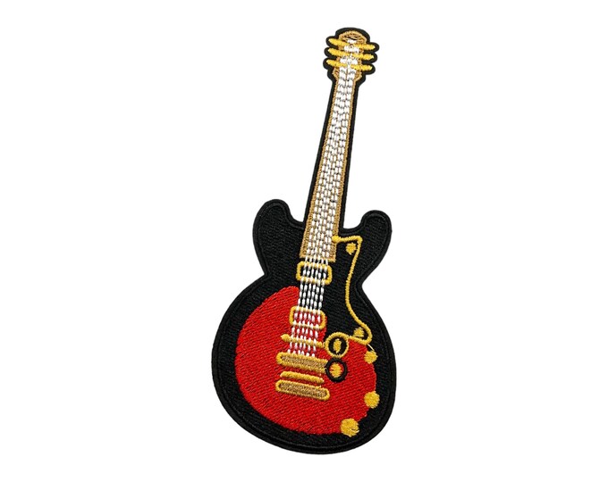 Electric Guitar, Guitar Patch, Music Patch, Iron on Patch, Guitar ...