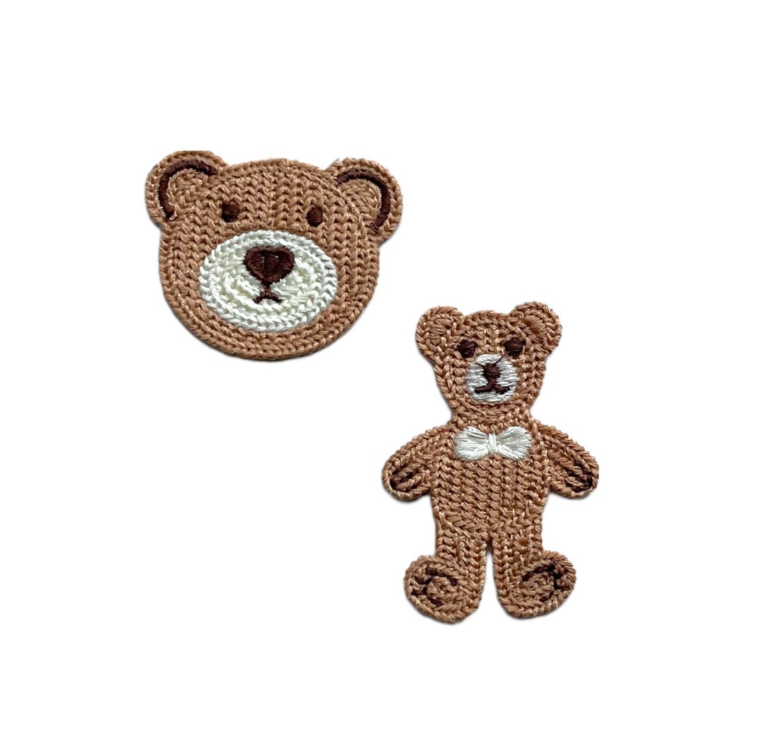 Brown Bear, Bear Applique, Sew On, Teddy, Applique Patch, Teddy Bear ...