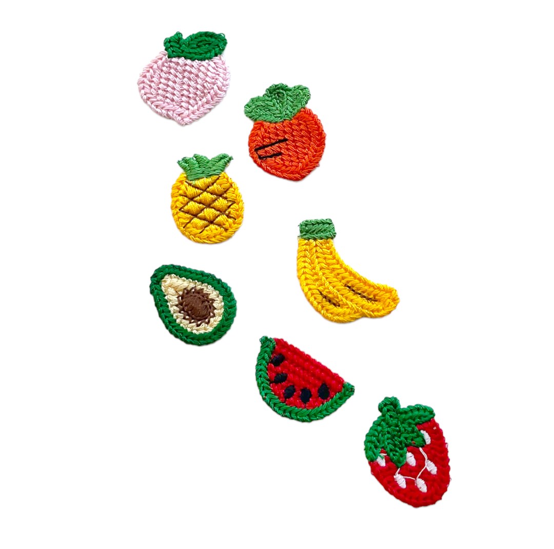Fruit and Veg Patches, Fruit Patch, Food Patch, Sew On, Applique Patch ...