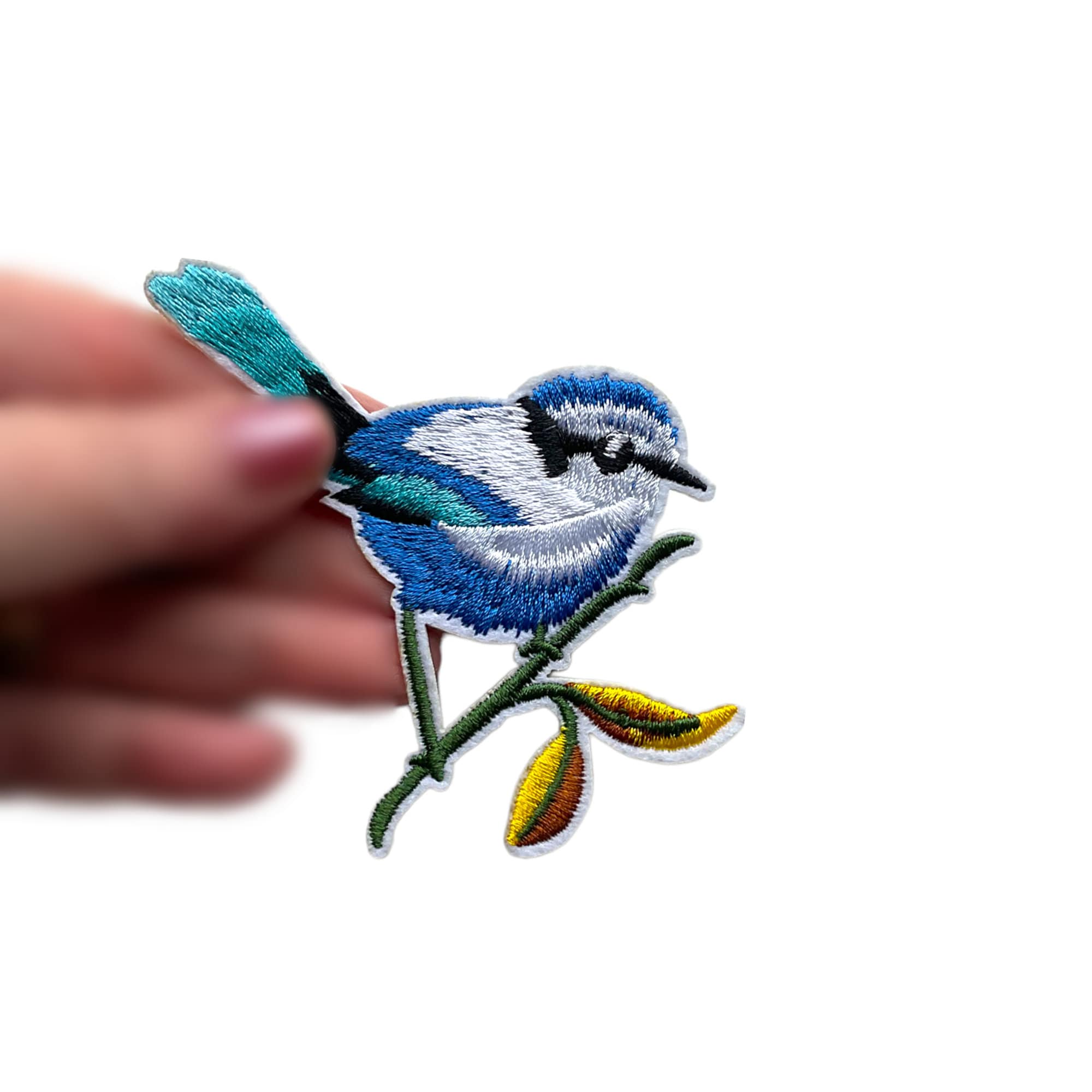 Bird Bird Patch Bluebird Patch Sewing Patch Embroidery - Etsy