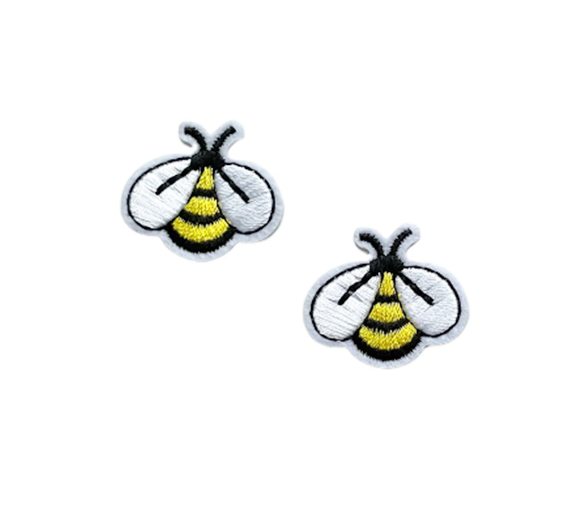 Tiny Bee Iron On Applique Patch Bee Embroidery Patch Bee - Etsy