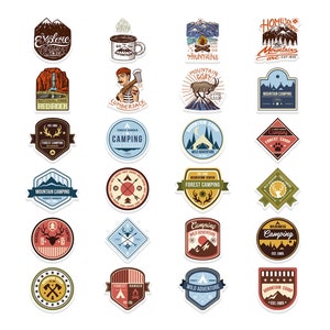 Outdoor Adventure, Adventure Sticker, Water Bottle Sticker, Adventures ...