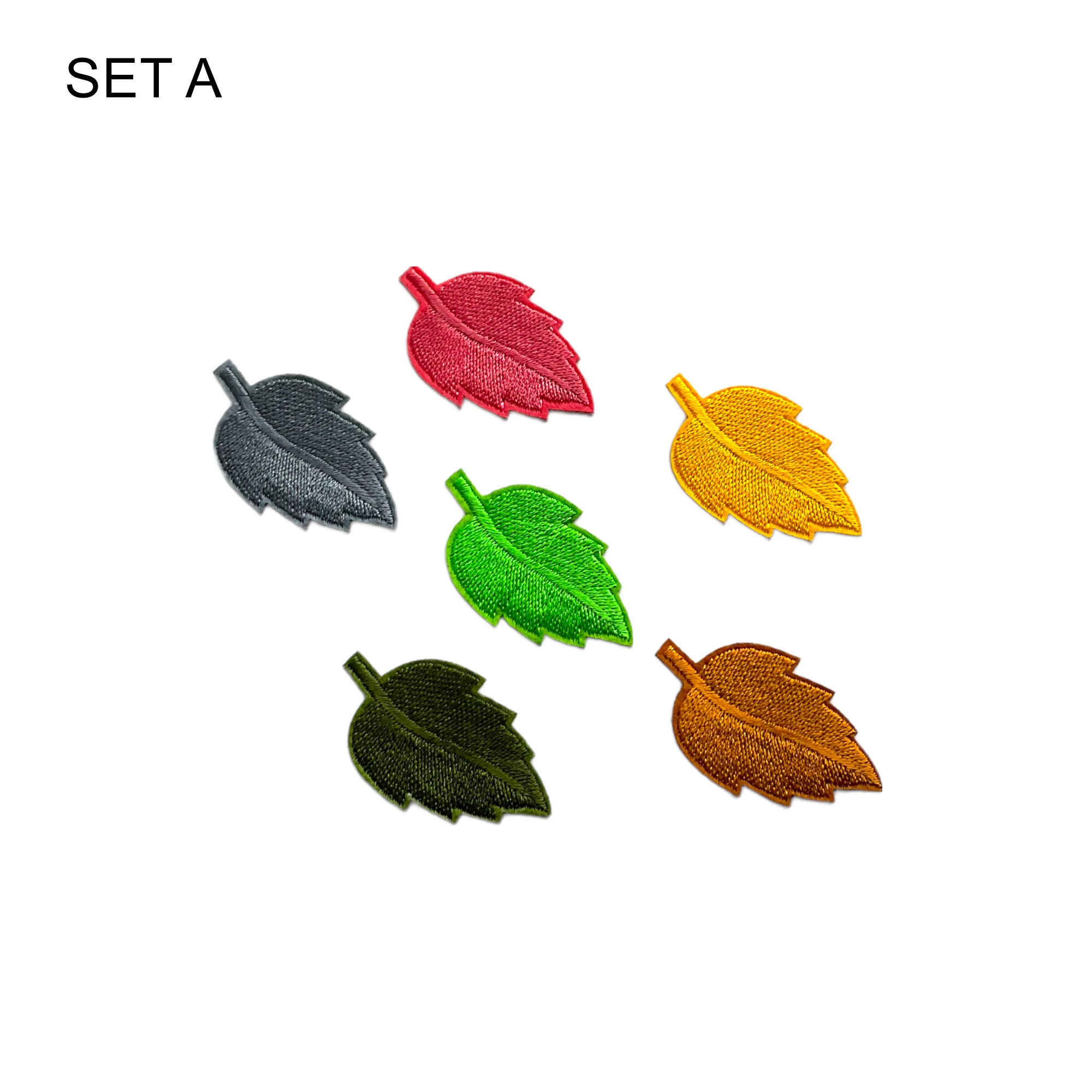 Leaf Patches Leaves Embroidery Leaves Leaf Leaf Patch - Etsy