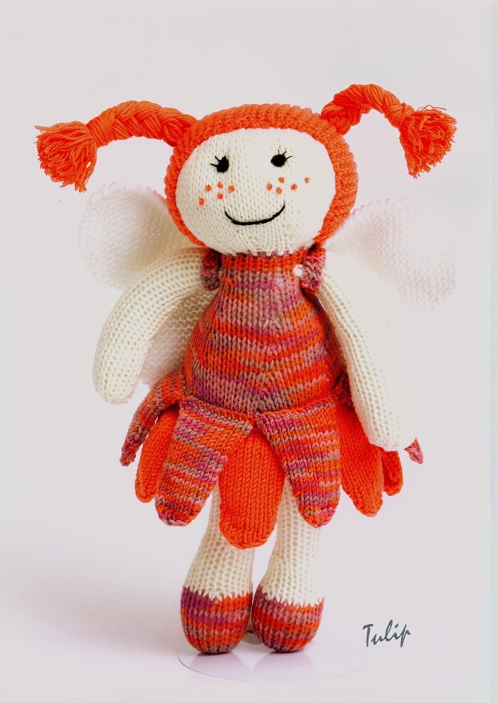 Hand Knit Dolls Knitting Pattern Fairy Dolls Flower Dolls - Etsy