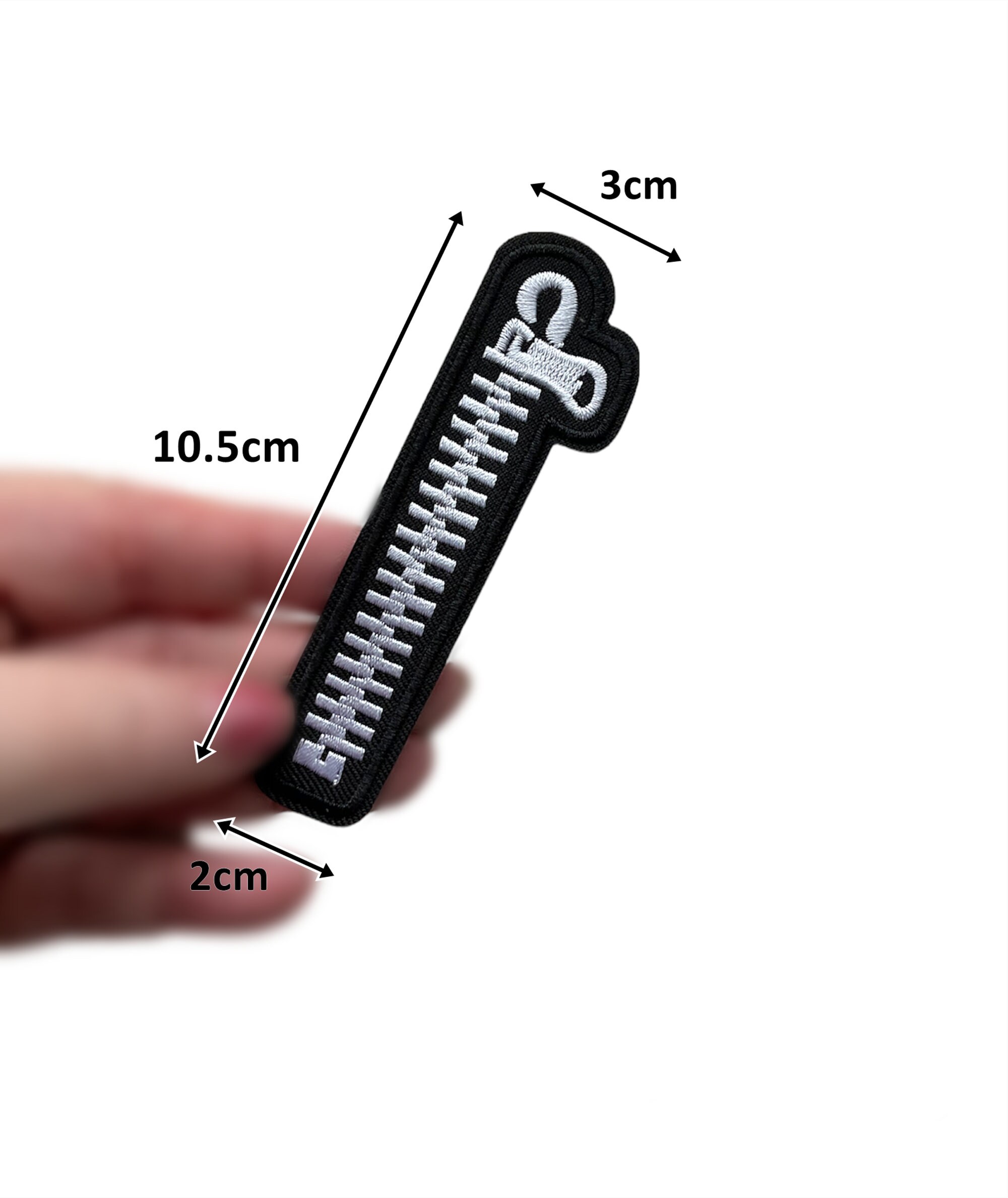 Zipper Iron On Zipper Patch Embroidery Patch Zip - Etsy