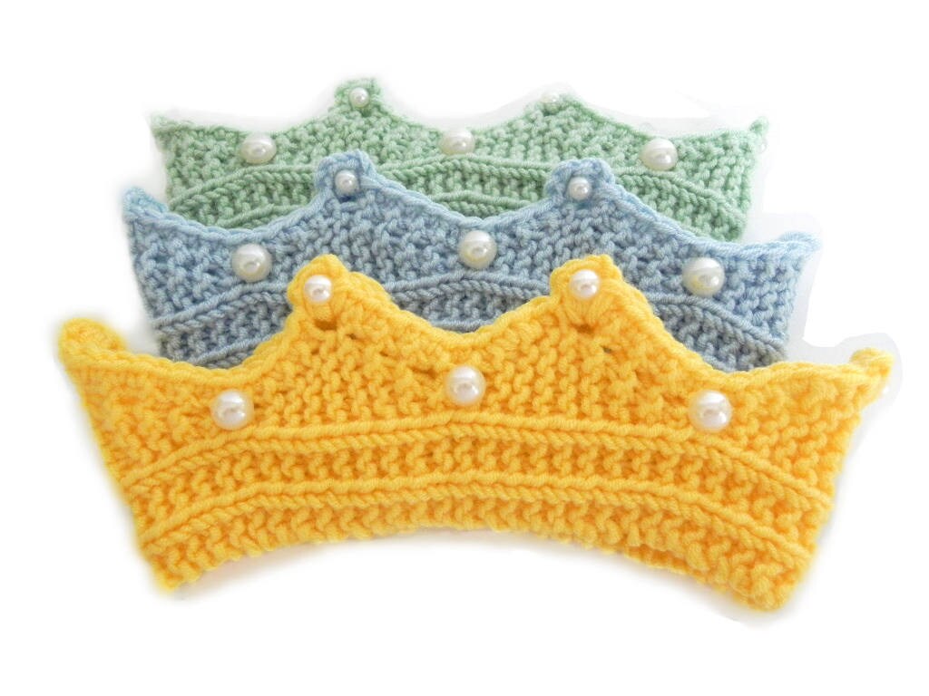 Crown Headband Knitting Pattern Baby and Toddler PDF | Etsy
