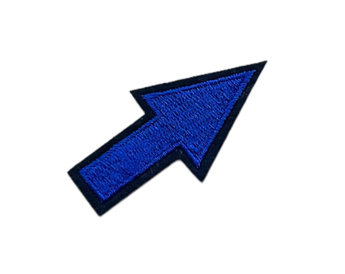 Arrow, Iron on Patch, Blue Arrow Patch, Royal Blue Patch, Arrow ...