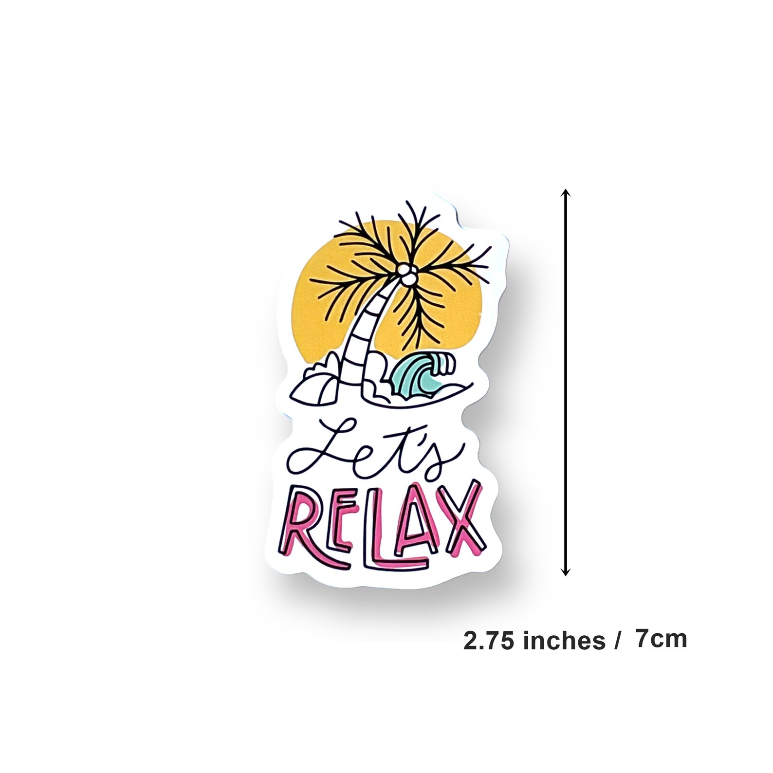 Lets Relax Sticker Water Bottle Sticker Laptop Sticker - Etsy