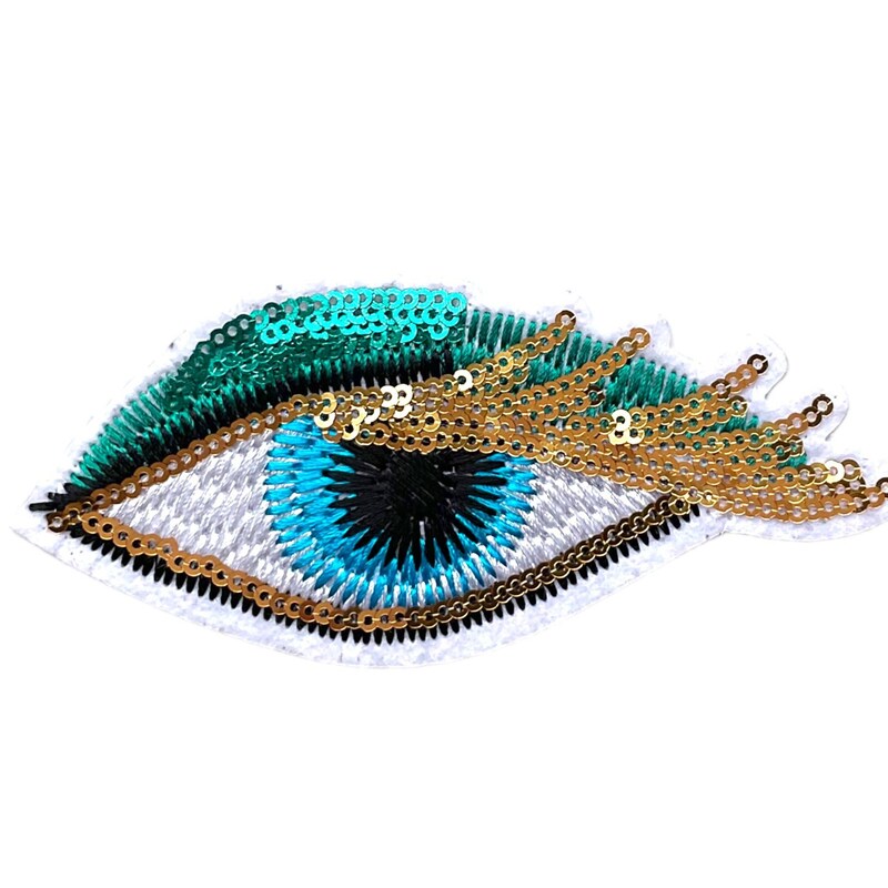 Sequin Eye Fabric Patch - Etsy
