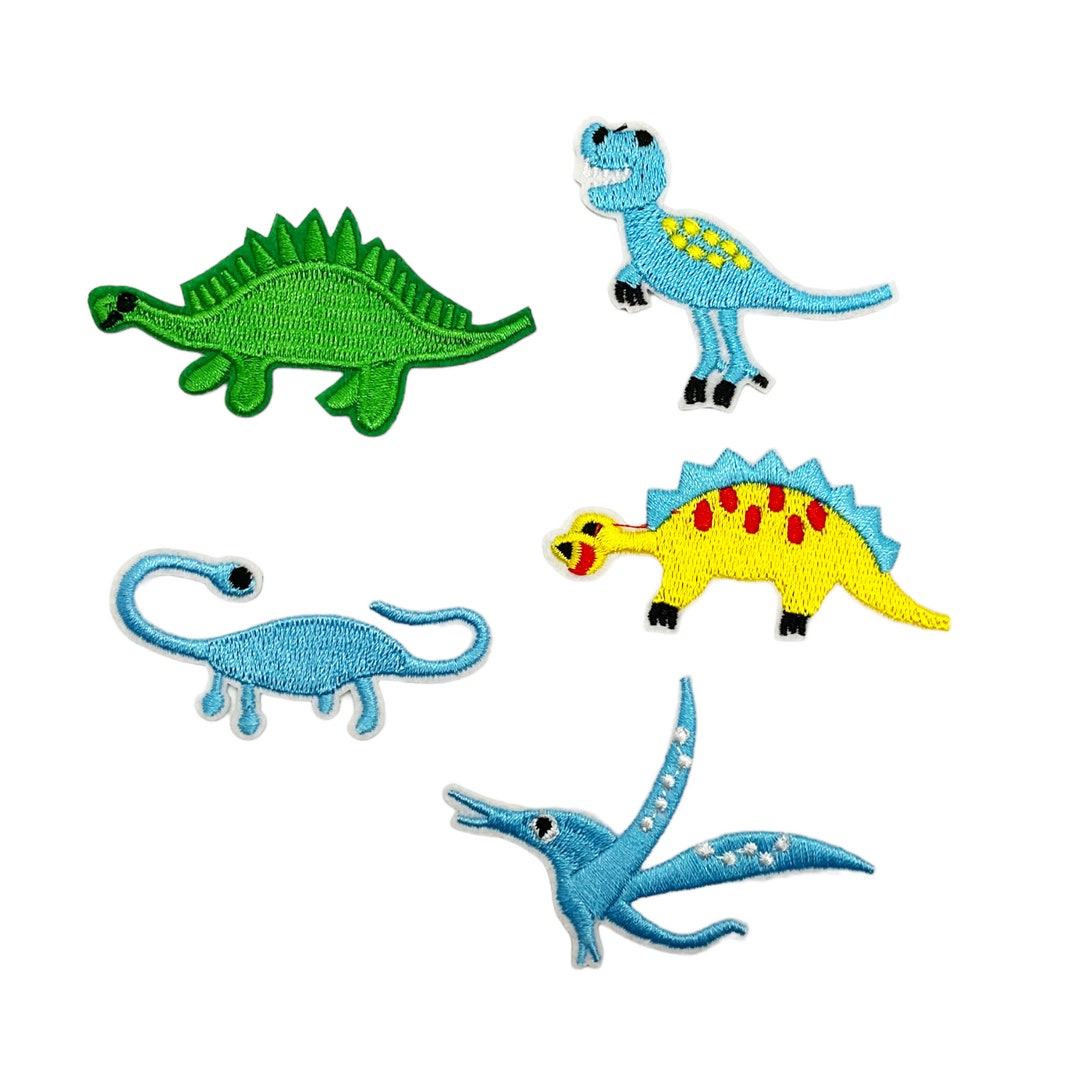 Dinosaur Patch, Iron On, Dinosaur, Embroidery Patch, Dinosaur Patches ...