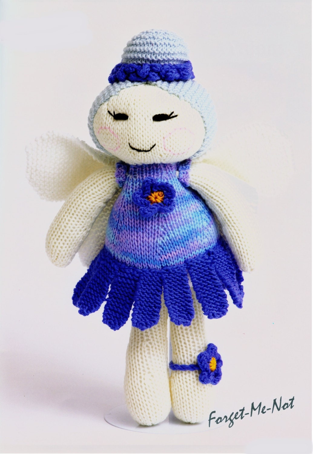 Hand Knit Dolls Knitting Pattern Fairy Dolls Flower Dolls - Etsy UK
