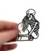 Skeleton Embrace, Skeleton, Skeleton Patch, Iron On, Skeletons Hugging ...