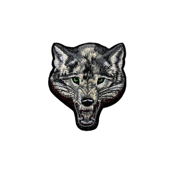 Wolf Wolf Patch Animal Patch Patch Embroidery Patch Iron - Etsy