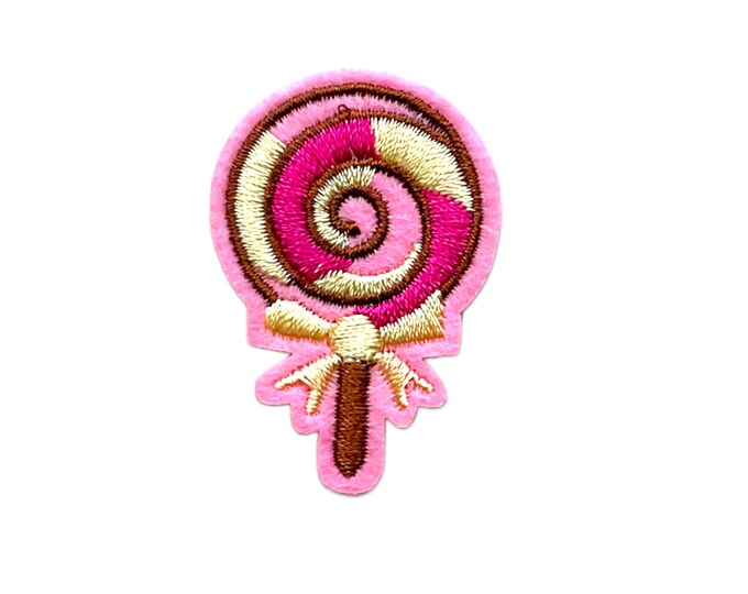 Lollipop, Iron On, Applique Patch, Lollipop Patch, Embroidery Patch ...