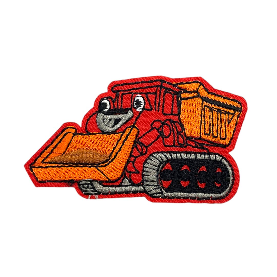 Excavator Patch, Iron On, Vehicle Patch, Embroidery Patch, Kids Patch ...