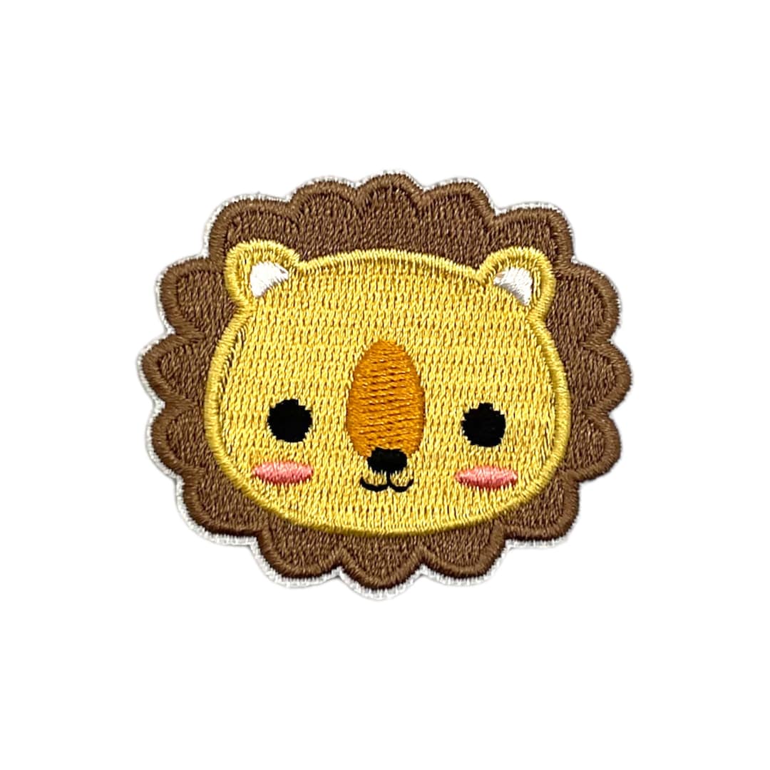 Lion, Lion Patch, Iron On, Lion, Cute Lion, Embroidery Patch, Sewing ...