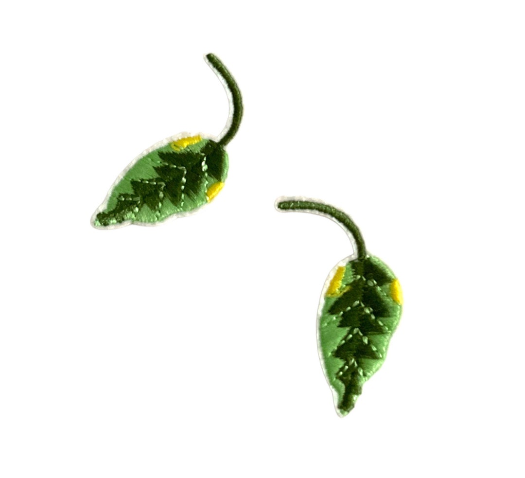 Green Leaves, Leaves, Iron On, Leaf Patch, Sewing Patch, Embroidery ...